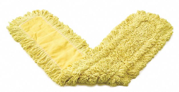 RUBBERMAID COMMERCIAL PRODUCTS, Cotton/Synthetic, 24 in Wd, Trapper ...