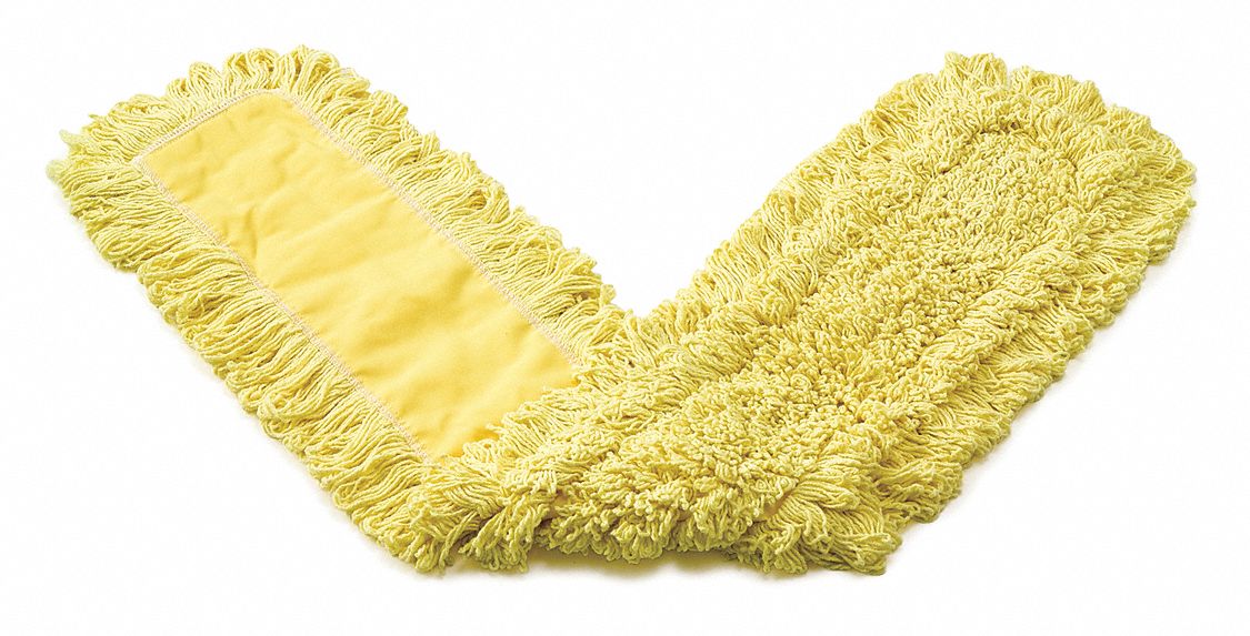 RUBBERMAID COMMERCIAL PRODUCTS, Cotton/Synthetic, 48 in Wd, Trapper ...