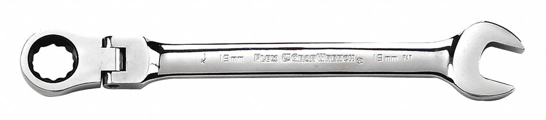 GEARWRENCH, Alloy Steel, Chrome, Combination Wrench - 43XK99|9908D ...