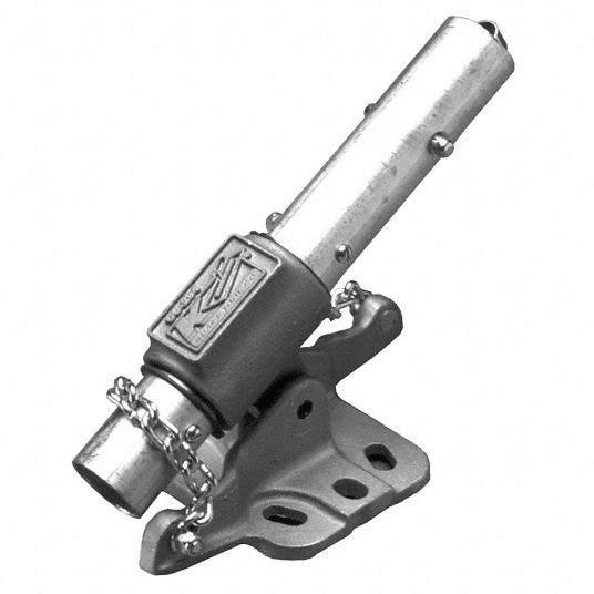 KRAFT TOOL, 6-Hole, Cast Aluminum, Tilting Bull Float Bracket - 43Y468 ...