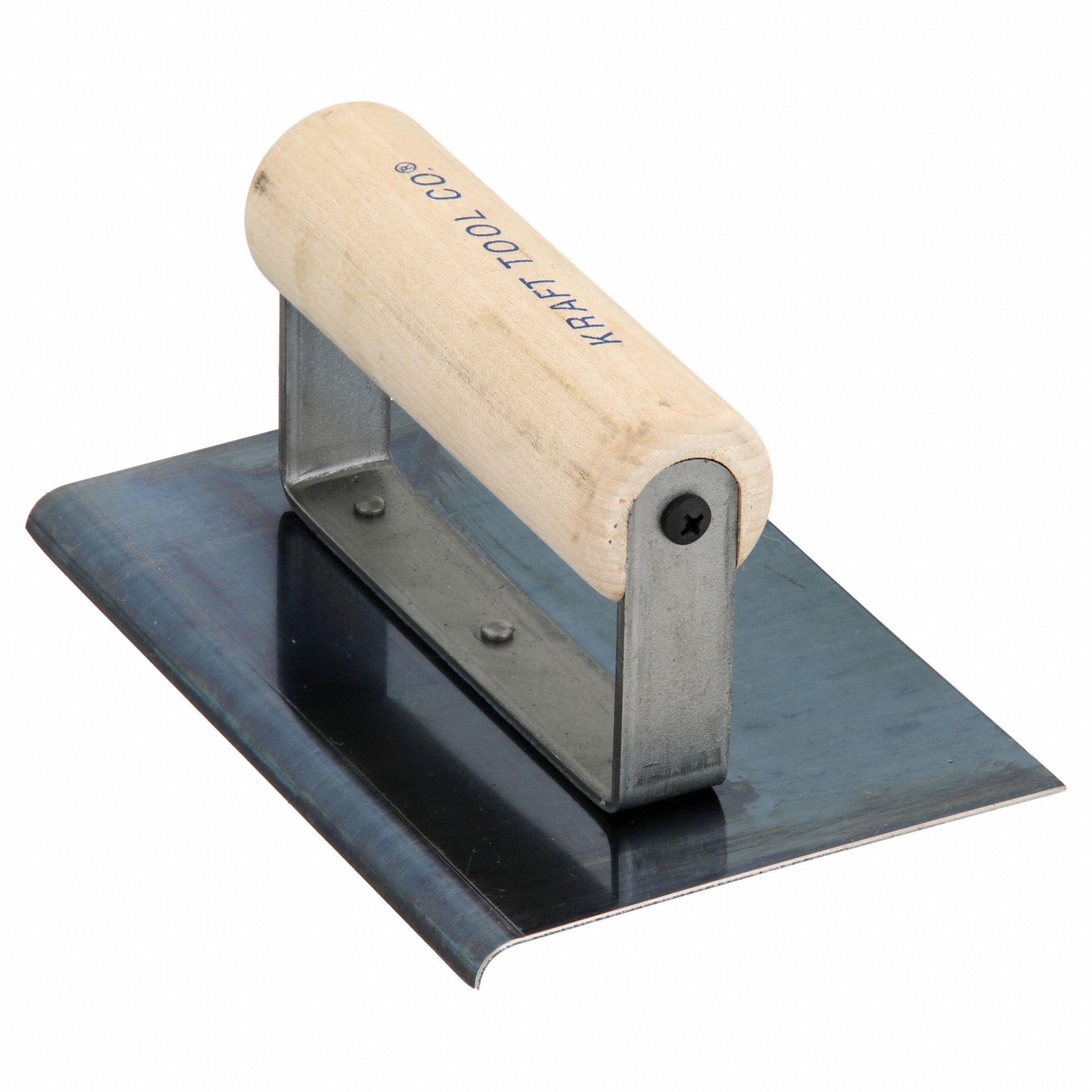 KRAFT TOOL, Blue Steel, 6 in Blade Lg, Concrete Sidewalk Edger - 43Y519 ...