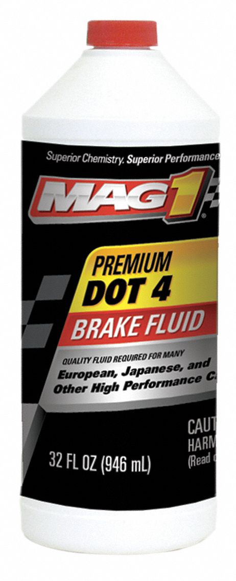 32 oz. Plastic Container Brake Fluid - Grainger