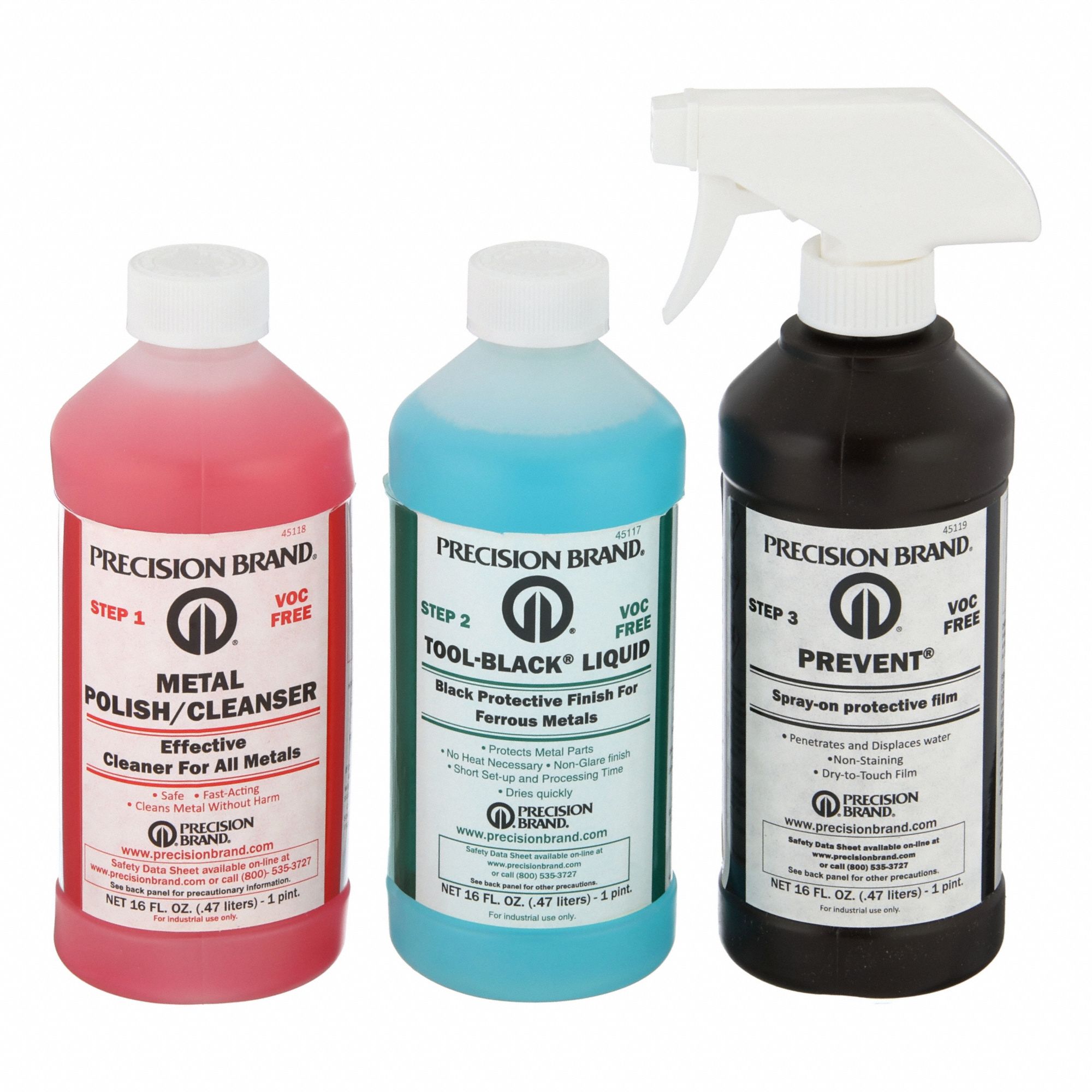 PRECISION BRAND, For Ferrous Metals, Liquid, Tool Blackener - 43Y998 ...