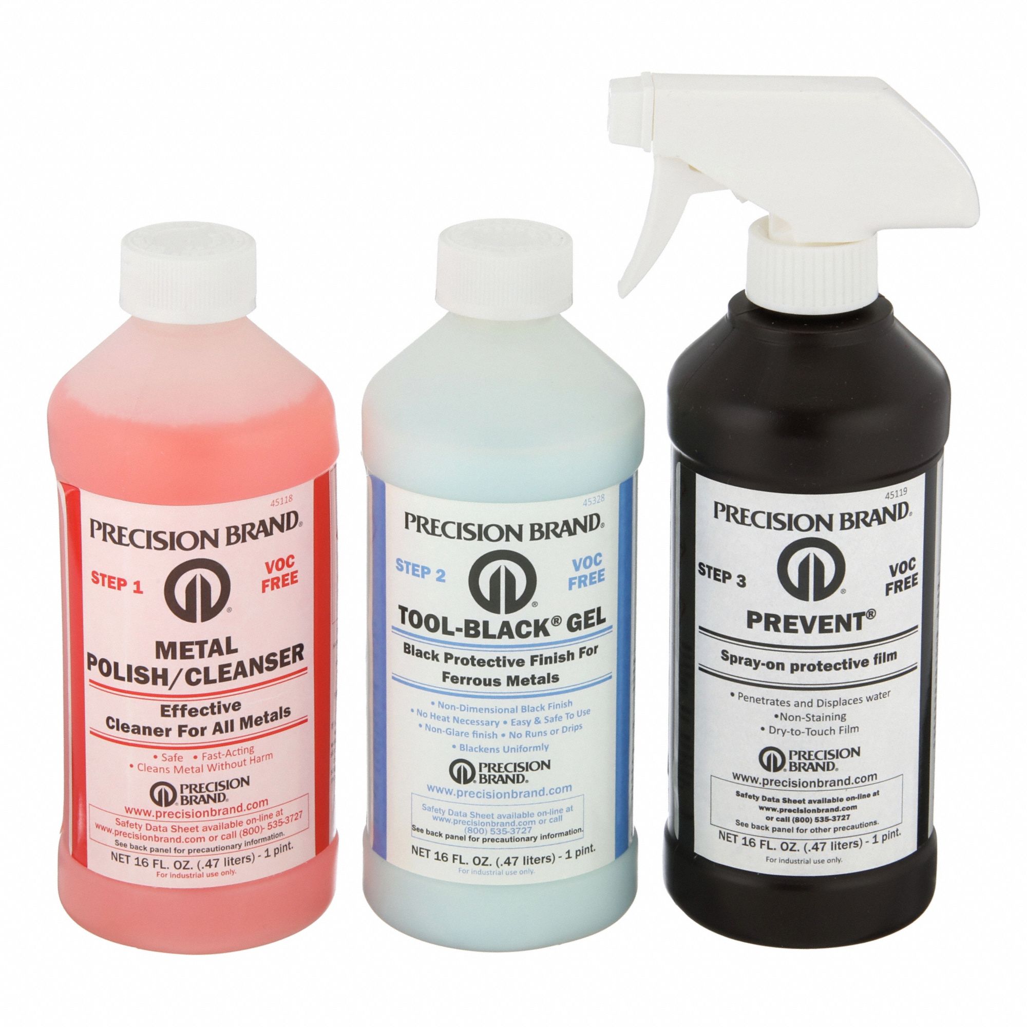 PRECISION BRAND, For Ferrous Metals, Gel, Tool Blackener - 43Y999|45326 ...