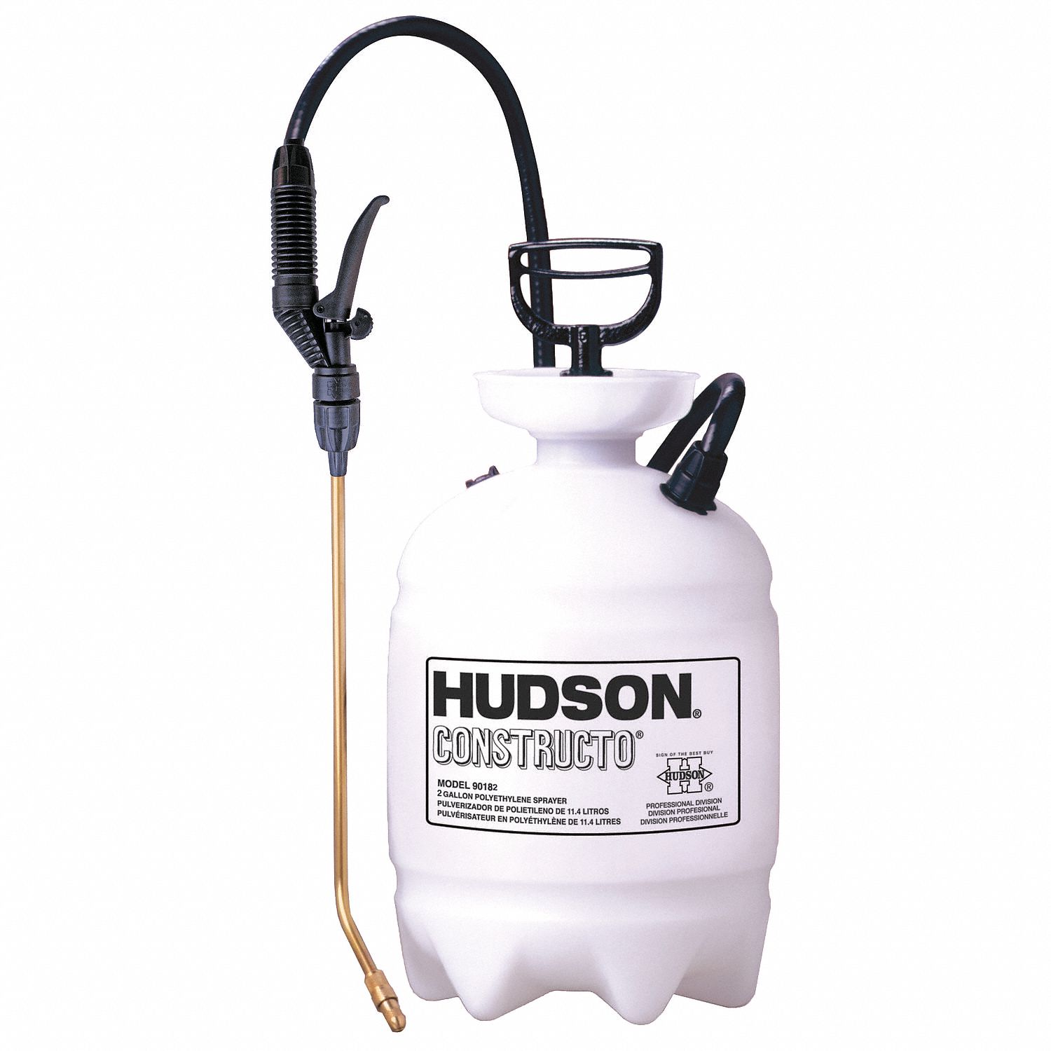 HUDSON, Brass, Adj, Constructo Poly Sprayer 2 Gal - 43YP36|90182 - Grainger
