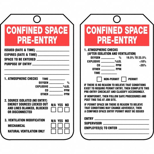 #7 Tag Size, White, Safety Tags - 43Z317|TCS327CTP - Grainger