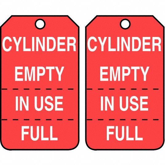 ACCUFORM Safety Tags: #7 Tag Size, Red, Legend Same on Both Sides, 3 ...