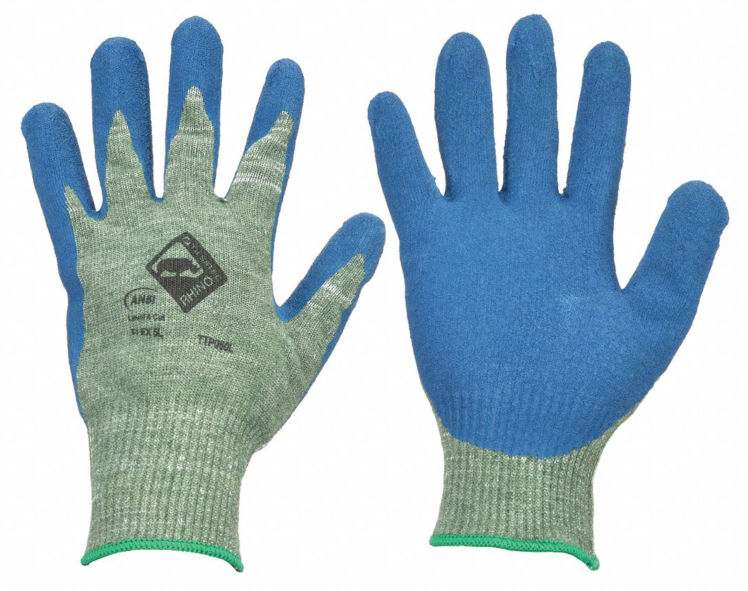 TILSATEC, ( 8 ), ANSI Cut Level A6, Coated Gloves - 43Z410|TTP060L-080 ...