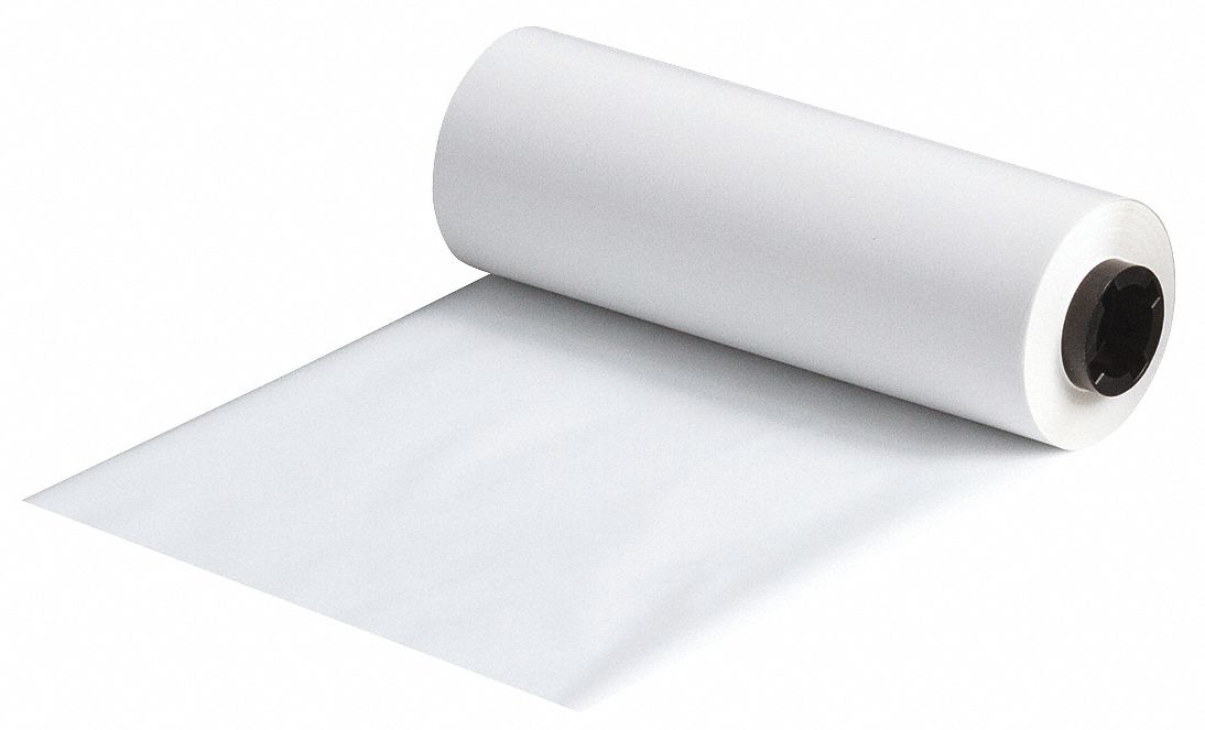 4 in x 242 ft, White, Label Printer Ribbon - 43ZM06|R4413-WT - Grainger