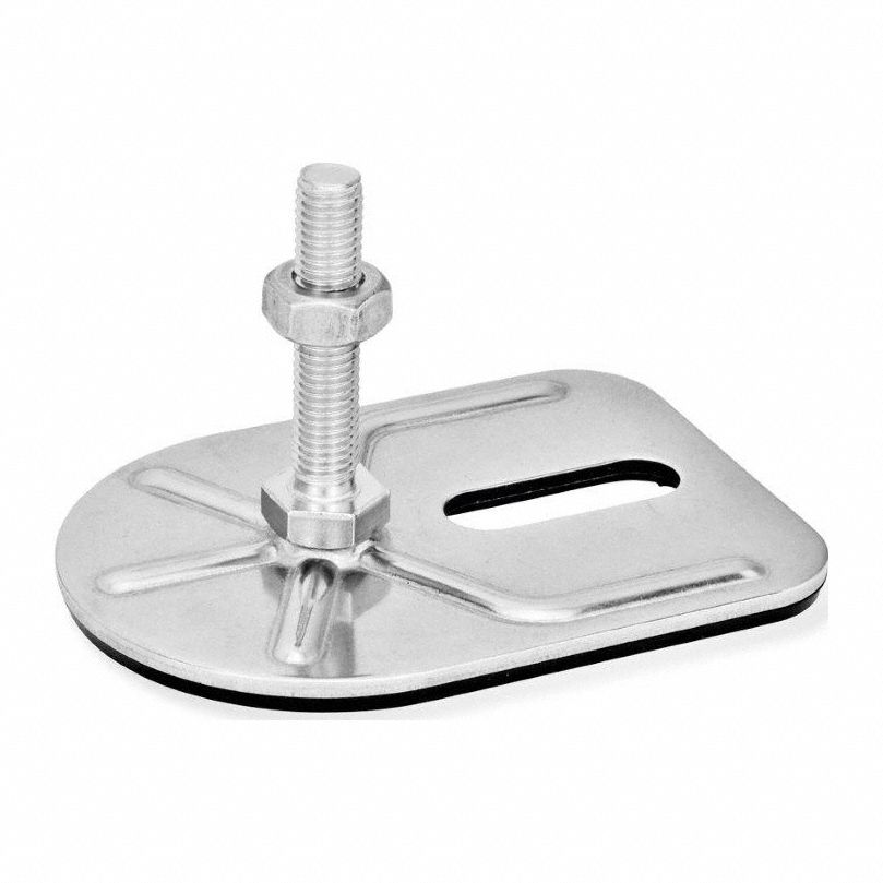 JW WINCO, Swiveling Stud, 3/8"-16 Thread Size, Male-End Leveling Mount ...