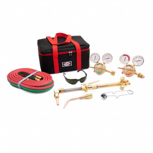HARRIS, Acetylene/Any Fuel Gas, CGA 510, Welding and Cutting Kit ...