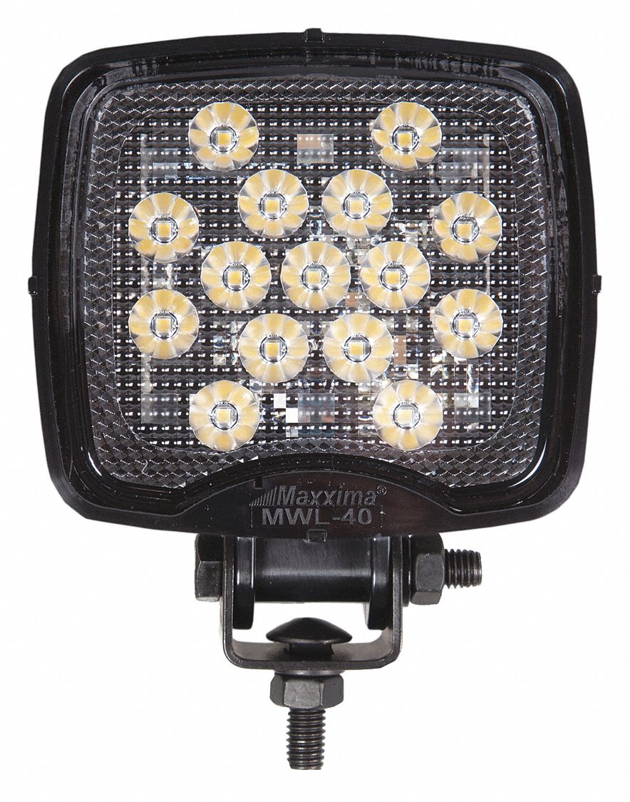 MAXXIMA, Square, Flood, Vehicle Work Light - 440A22|MWL-40 - Grainger