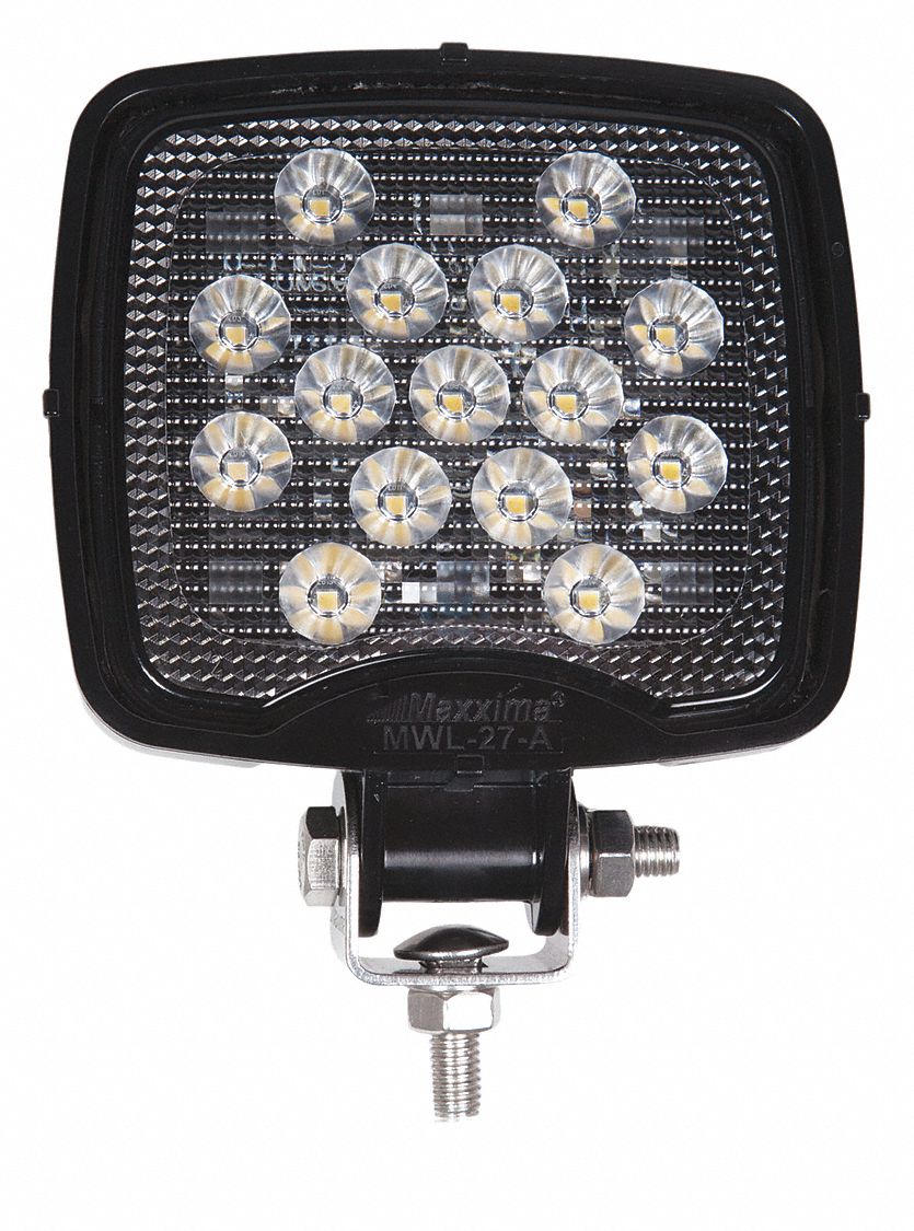 MAXXIMA, Square, Flood, Vehicle Work Light - 440A23|MWL-27-A - Grainger