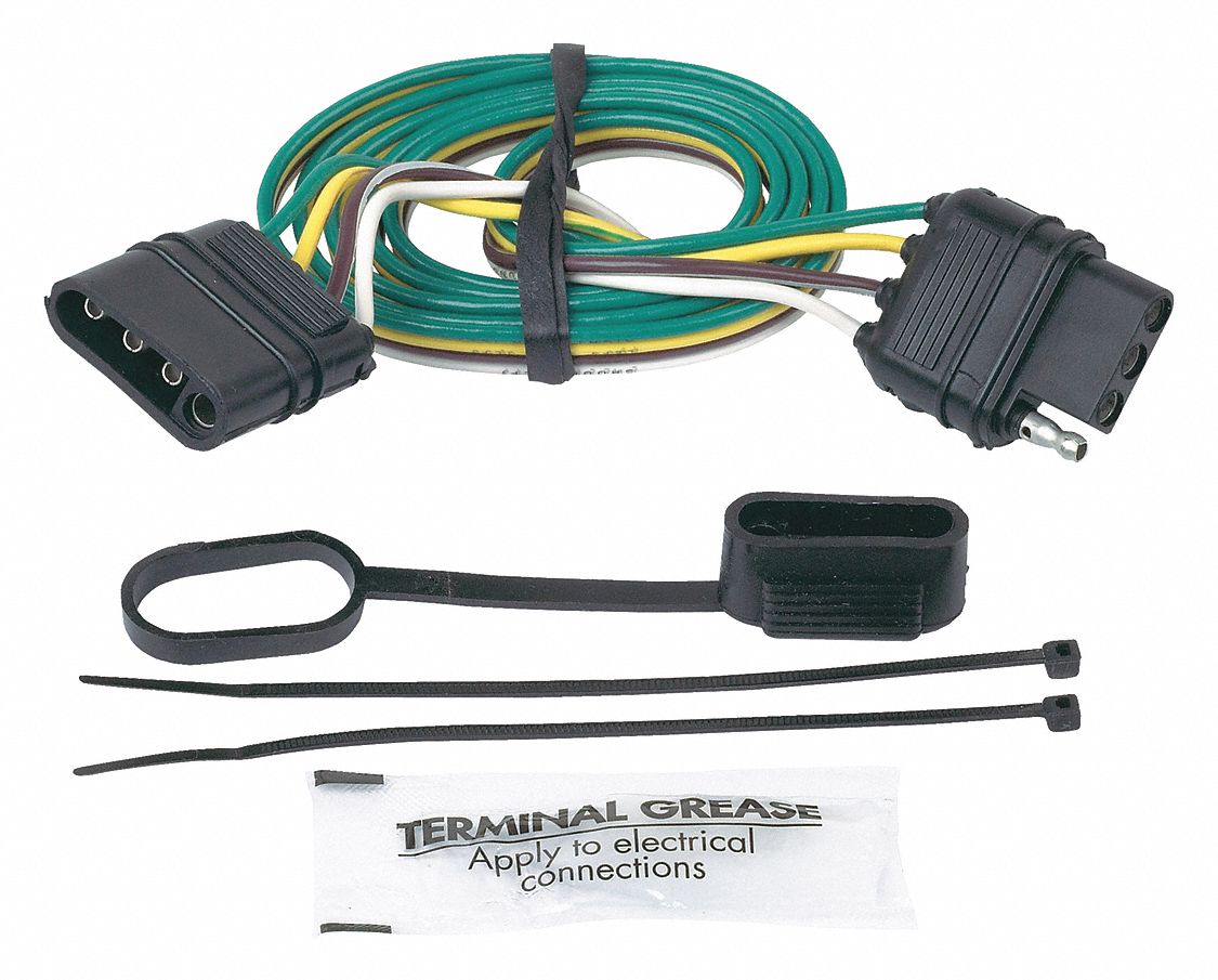 HOPKINS TOWING SOLUTIONS T-Connector: 4-Way, PVC, 16 ga_18 ga Wire ...