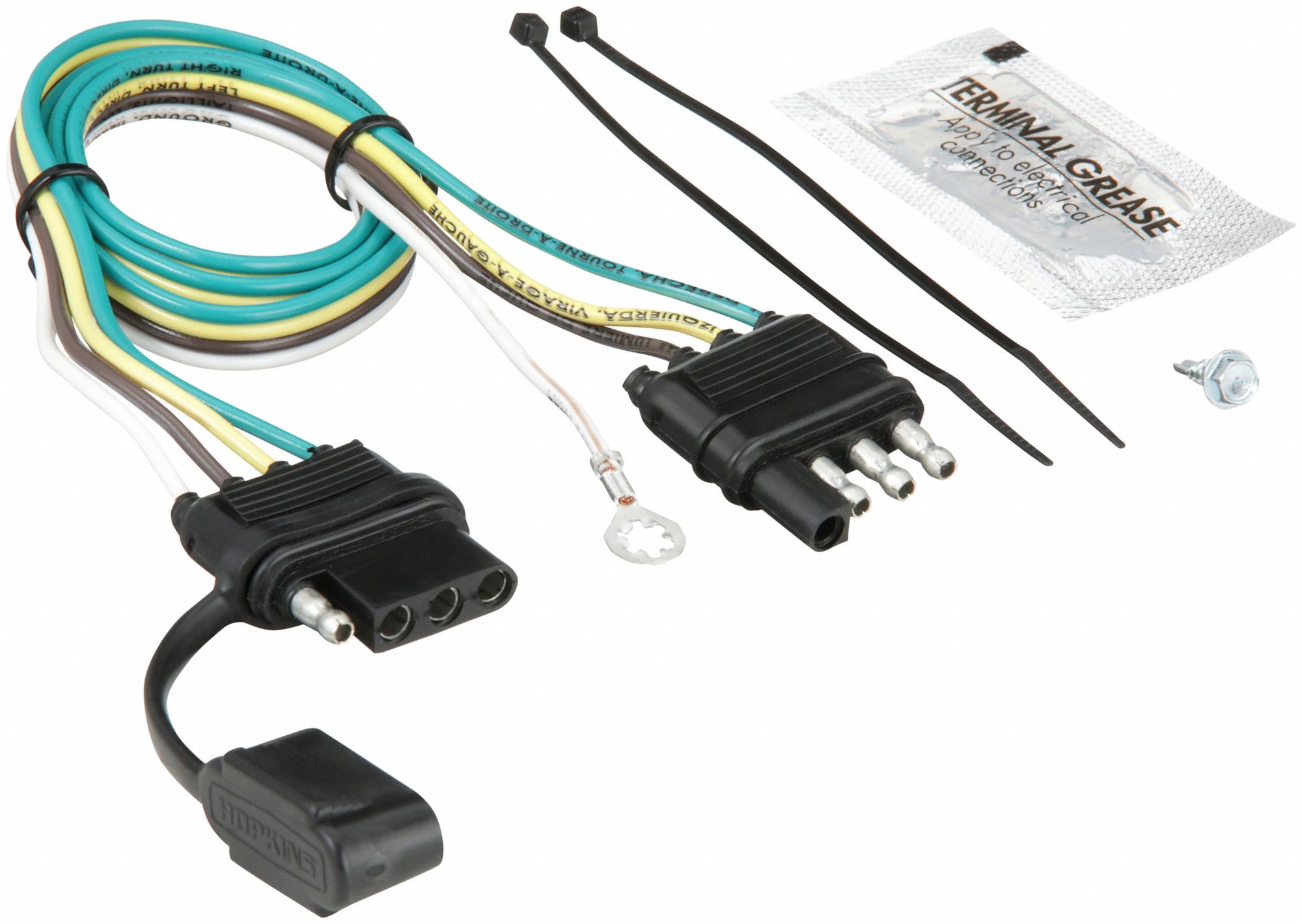 HOPKINS TOWING SOLUTIONS, 4-Way, PVC, T-Connector - 440A96|47105 - Grainger