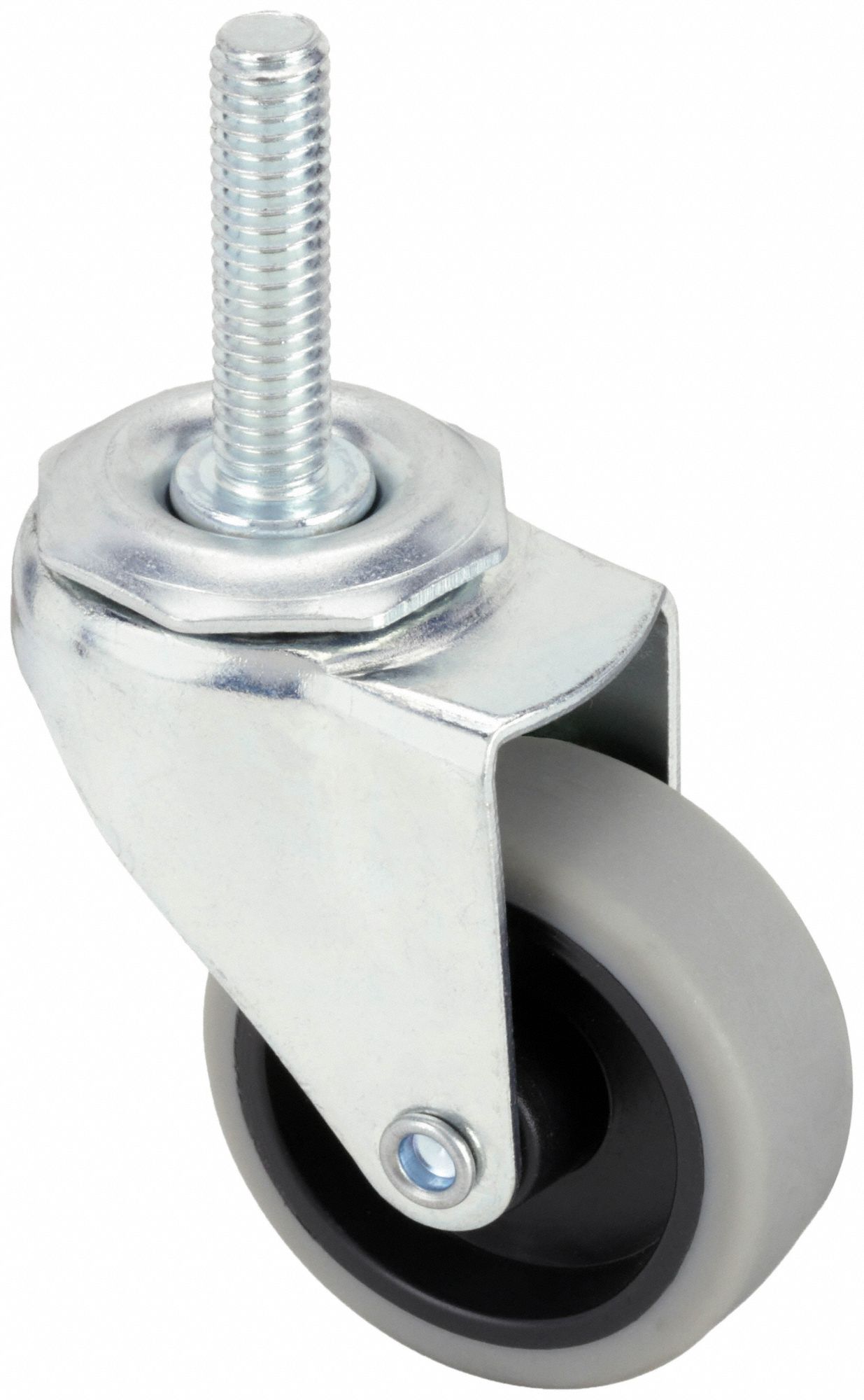 Swivel, 2 in Wheel Dia., Stem Caster - 442R53|442R53 - Grainger