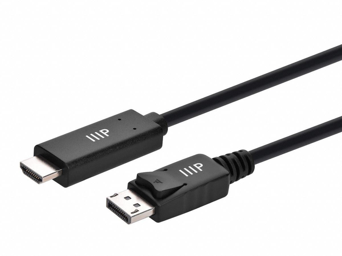 MONOPRICE, Black, 44345, HDMI Cable - 808GM9|44345 - Grainger