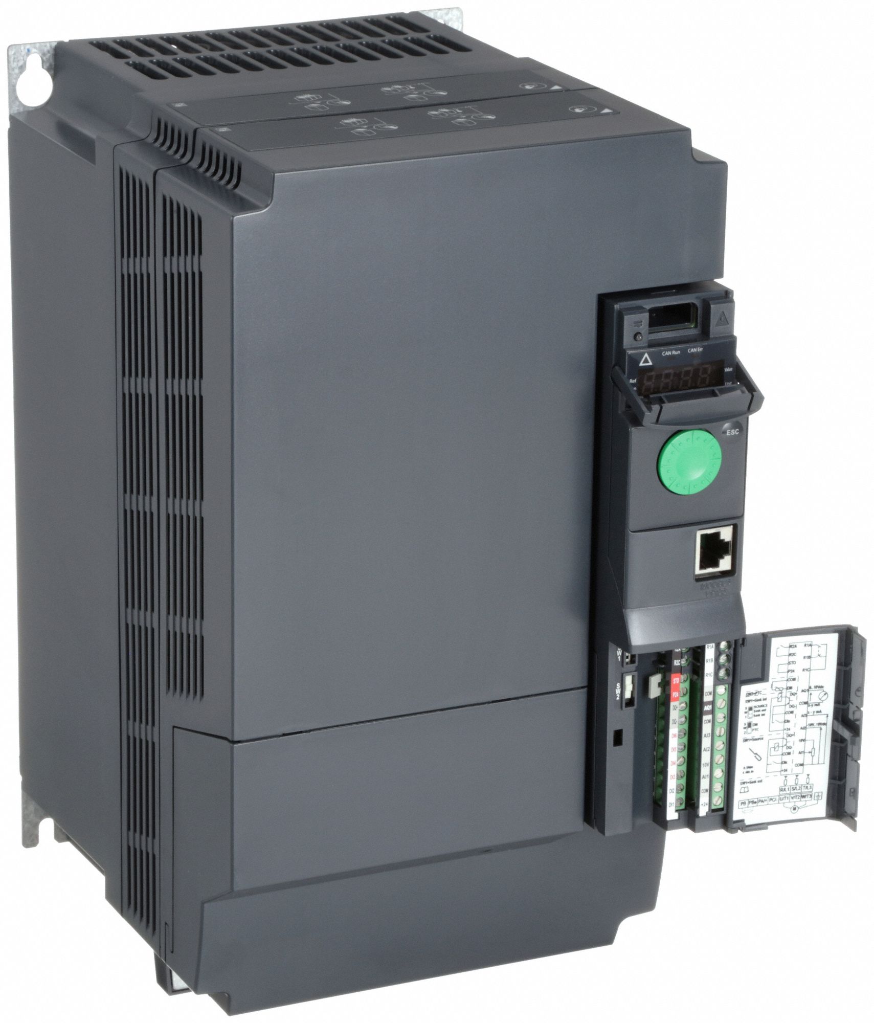 SCHNEIDER ELECTRIC Variable Frequency Drive: 500V AC, 15 hp Max Output ...