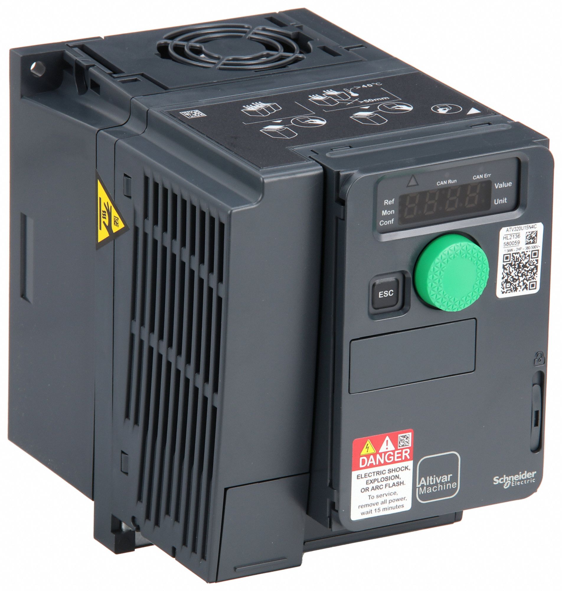 SCHNEIDER ELECTRIC, 500V AC, 2 hp Max Output Power, Variable Frequency ... SCHNEIDER ELECTRIC, 500V AC, 2 hp Max Output Power, Variable Frequency ...