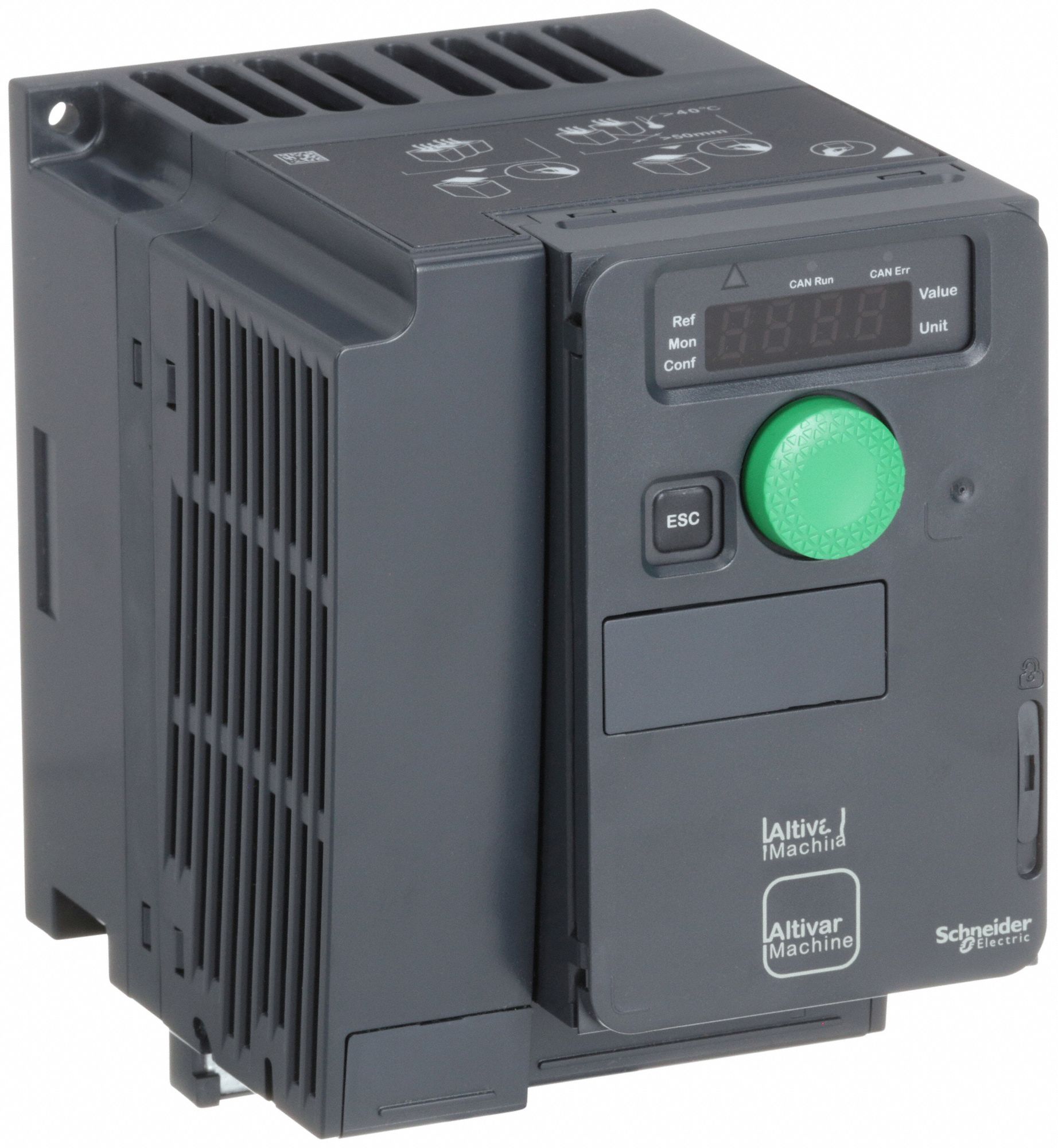 SCHNEIDER ELECTRIC, 240V AC, 2 hp Max Output Power, Variable Frequency ...