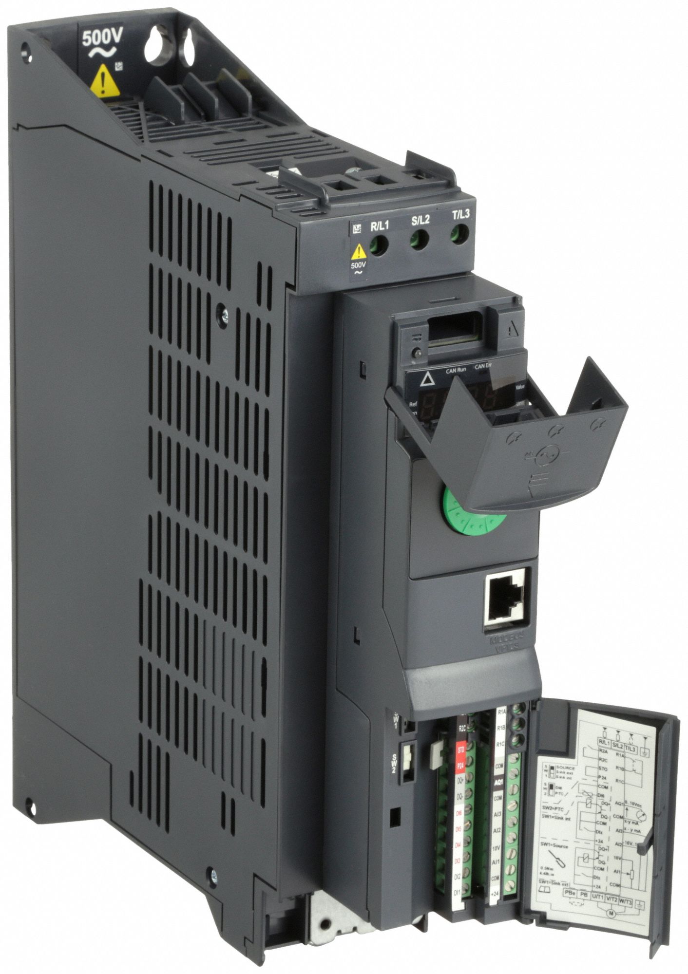 SCHNEIDER ELECTRIC Variable Frequency Drive: 500V AC, 4 hp Max Output ...