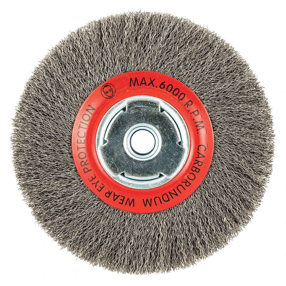 Crimped Steel, 7 in Dia x 7/8 in Wd, Wire Wheel Brush - 443M88 ...