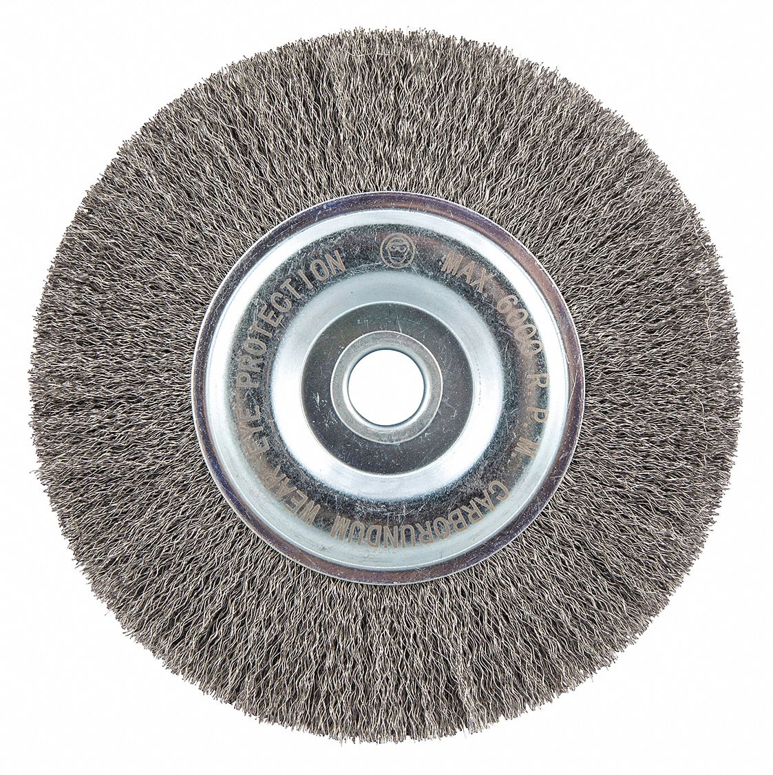 Crimped Steel, 6 in Dia x 1/2 in Wd, Wire Wheel Brush - 443M95 ...