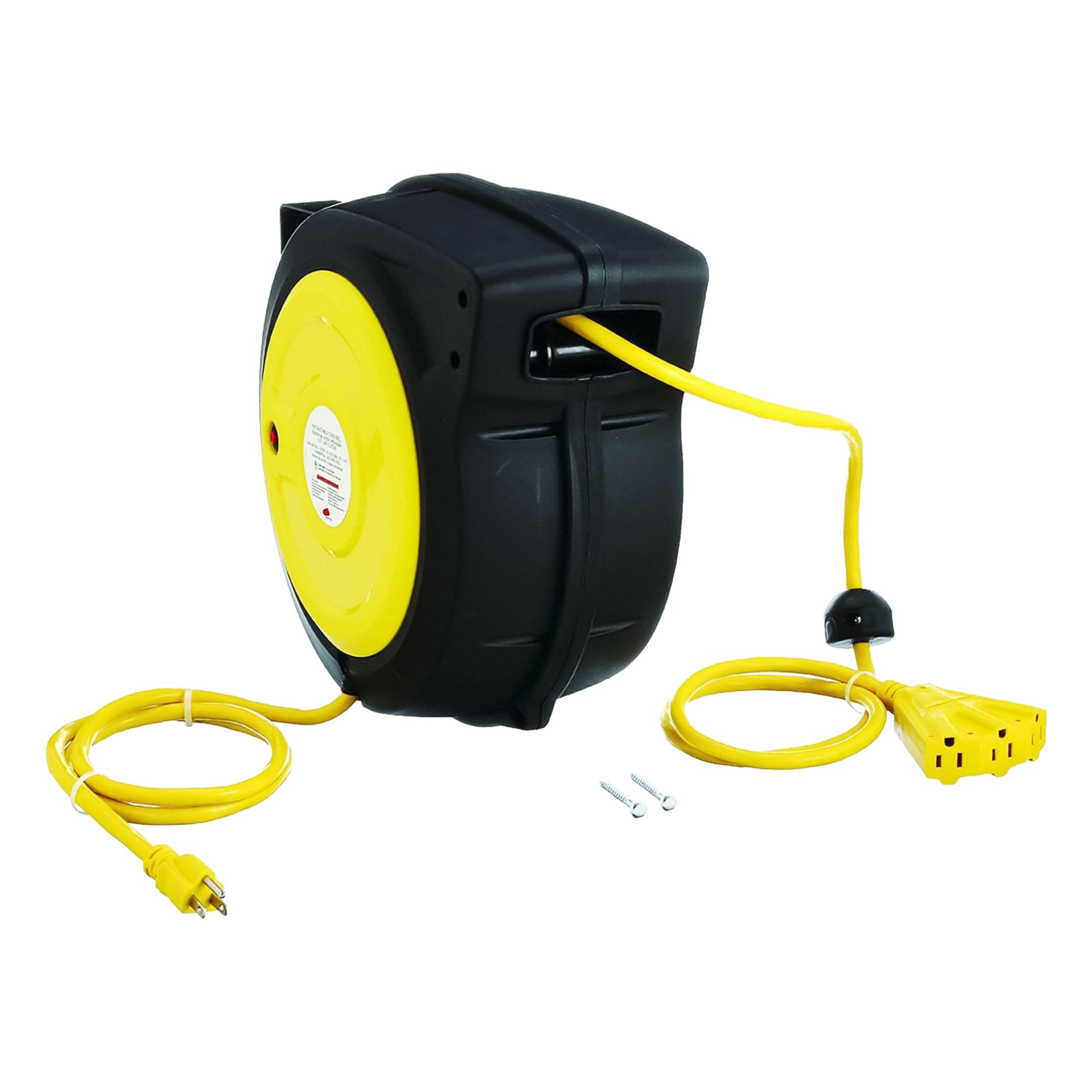 Ratchet Lock, 40 ft Cord Lg, Extension Cord Reel - 443P47|443P47 - Grainger