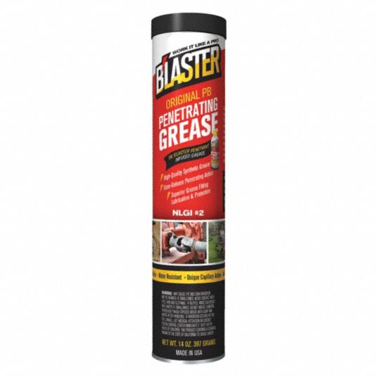 BLASTER, 14 oz, Cartridge, Multipurpose Grease - 443U98|GR-14C-PB ...