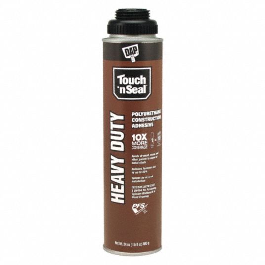 Heavy Duty Construction Adhesive, 24 oz, Aerosol Can, Indoor, Outdoor ...