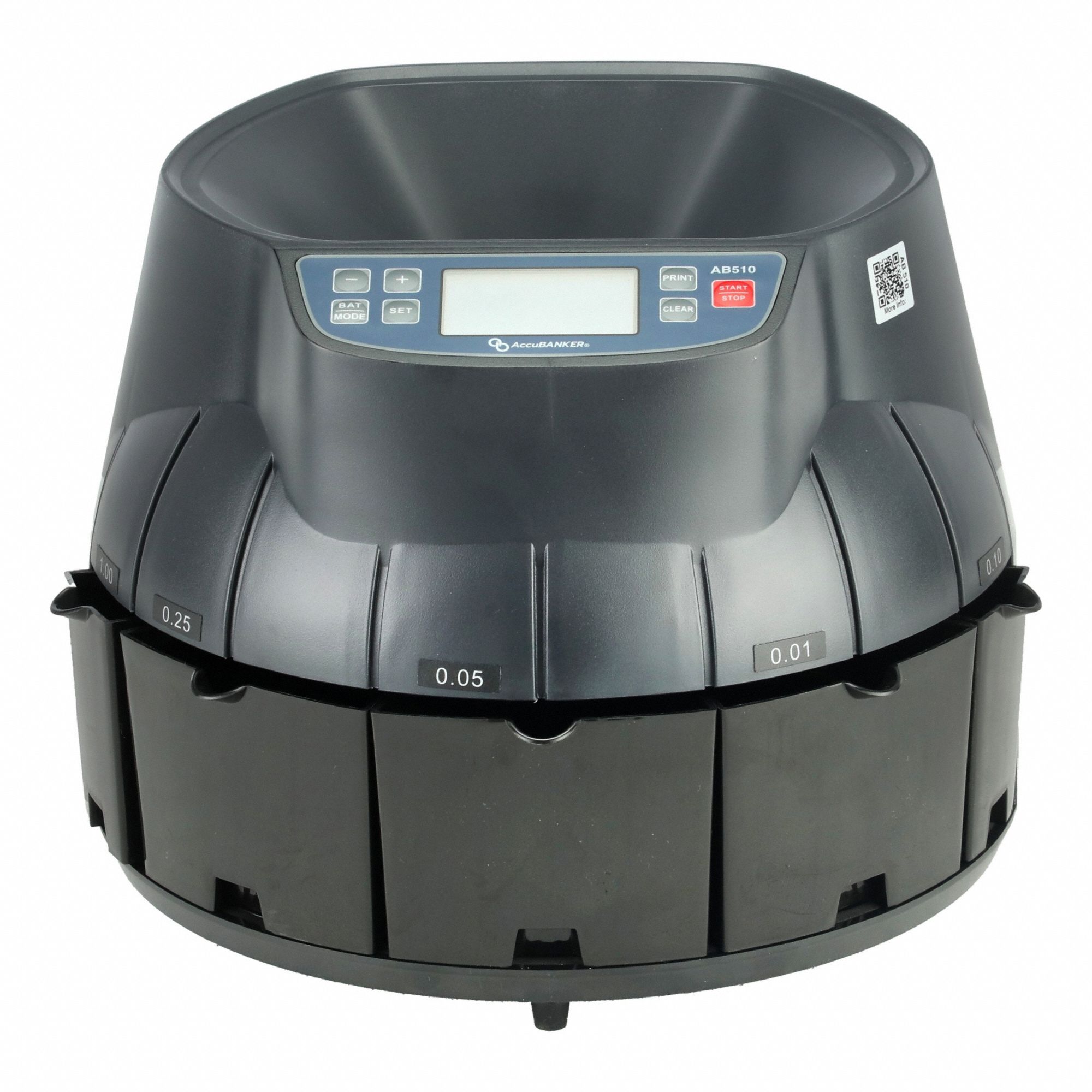 3000 Coins Capacity, 11 1/8 in Overall Ht, Coin Counter - 444D72|AB510 ...