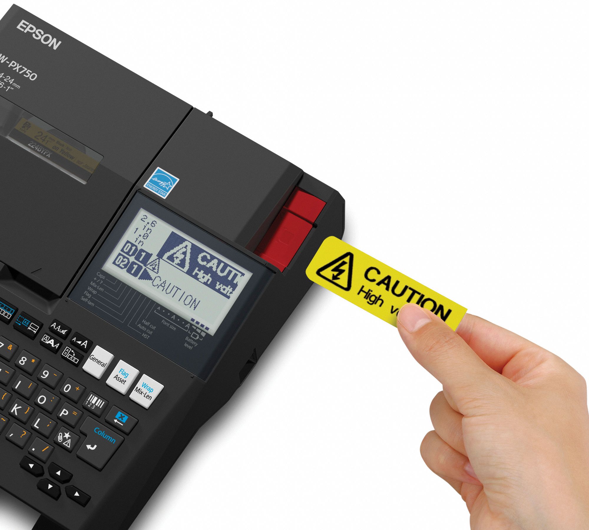 EPSON Portable Label Printer: No Wireless Connectivity, 1", 180 dpi ...