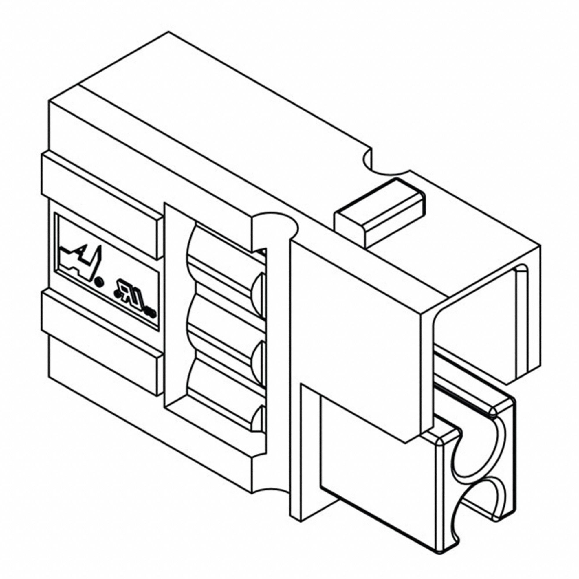 ANDERSON POWER PRODUCTS, 444G1, For SBE/SBX Series, Auxiliary Connector ...