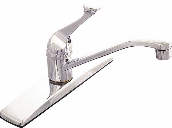 EZ-FLO, Traditional Collection, Brass, Straight Kitchen Faucet - 444J13 ...