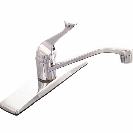 EZ-FLO, Traditional Collection, Brass, Straight Kitchen Faucet - 444J13 ...