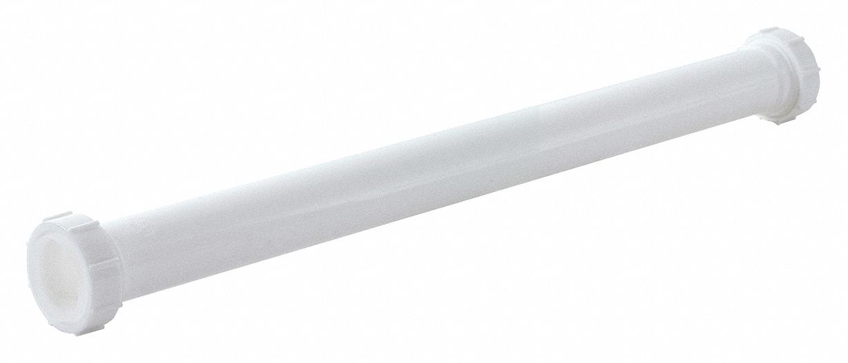 Plastic, White, Extension Tube - 444J33|35330 - Grainger