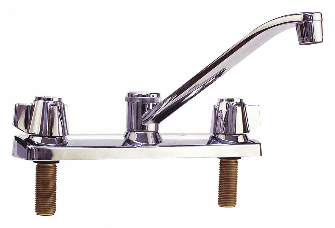 EZ-FLO, Traditional Collection, Metal, Straight Kitchen Faucet - 444J97 ...
