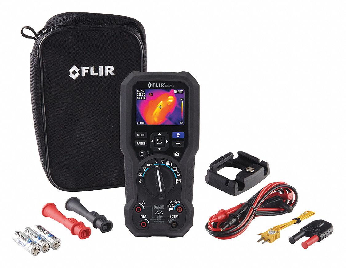 FLIR, CAT IV 600V, TRMS, Digital Multimeter - 444M25|DM285-NIST - Grainger