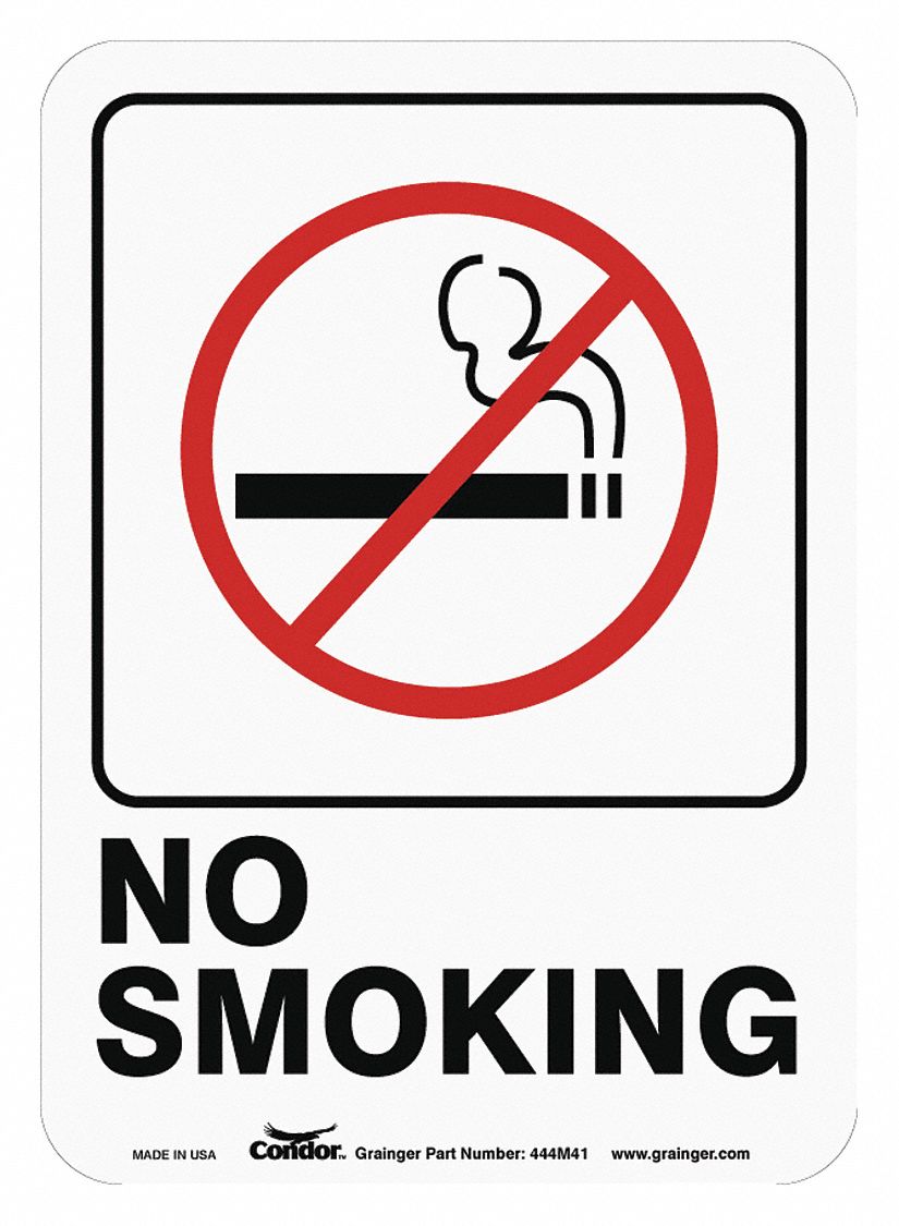 CONDOR 444M41 Safety Sign 7 inx5 in Polyethylene 444M41 for sale online ...