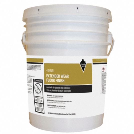 TOUGH GUY, Bucket, 5 gal Container Size, Floor Finish - 444N51|444N51 ...