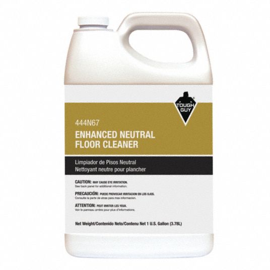 TOUGH GUY Enhanced Neutral Floor Cleaner: Jug, 1 gal Container Size ...