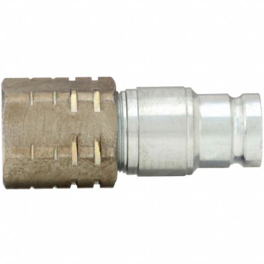 HANSEN, 3/8 in Coupling Size, Steel, Hydraulic Quick Connect Hose ...