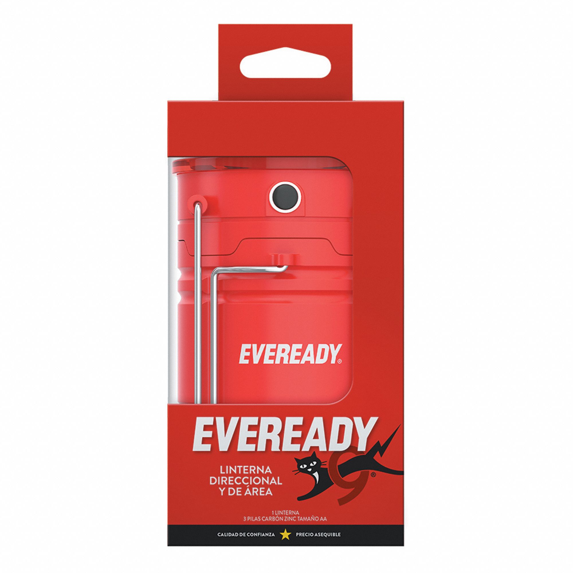 EVEREADY Linterna Inalámbrica,Rojo,Impermeable - 444XL3 | E304139500 ...