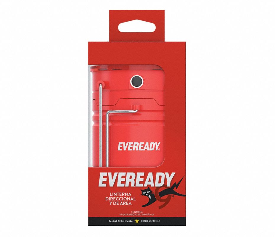 EVEREADY Linterna Inalámbrica,Rojo,Impermeable - 444XL3 | E304139500 ...