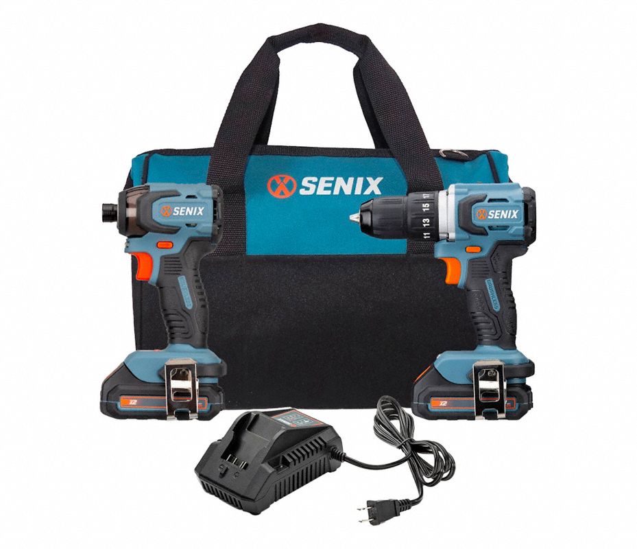 SENIX Kit de Atornillador y Llave de Impacto - 444XW7 | S2K2B2-01 ...