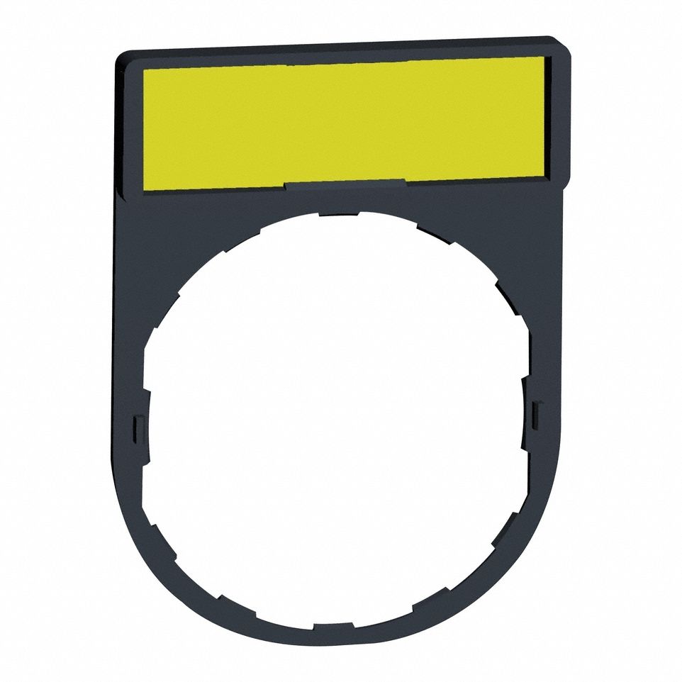 22 mm Panel Mounting Size, Rectangular, Legend Plate - 6JC72|ZBY4101 - Grainger
