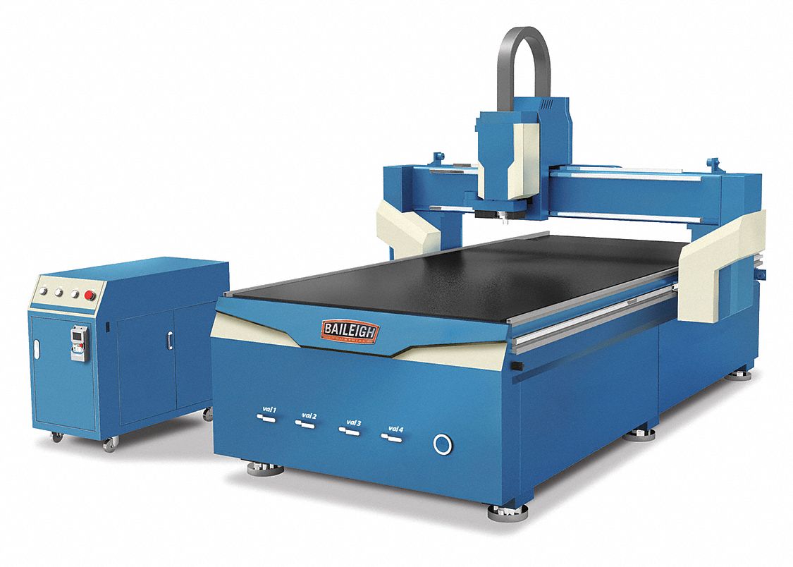 BAILEIGH INDUSTRIAL, 220V, Three-Phase, CNC Router Table - 445L79|WR ...