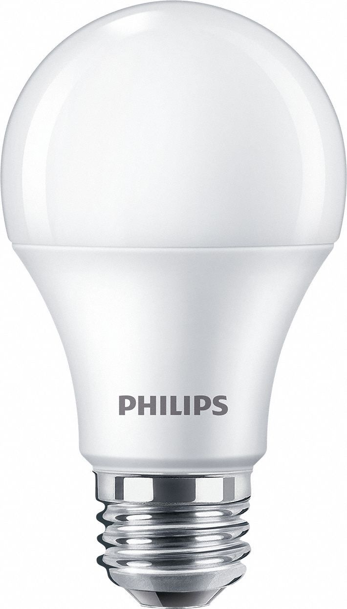 PHILIPS, Medium Screw (E26), LED, Compact LED Bulb - 831H84|11A19/CNG ...