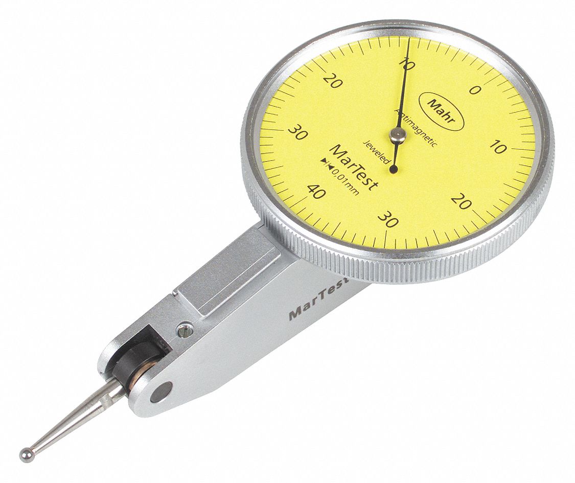 MAHR, Horizontal, 0 mm to 0.4 mm Range, Horizontal Dial Test Indicator ... MAHR, Horizontal, 0 mm to 0.4 mm Range, Horizontal Dial Test Indicator ...