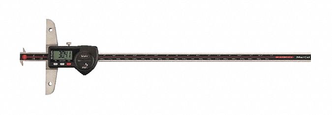 MAHR Calibrador Profundidad Digit,0"-12",IP67 - Medidores Digitales de ...